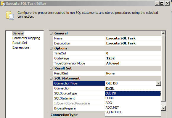 Run an Oracle package from SSIS